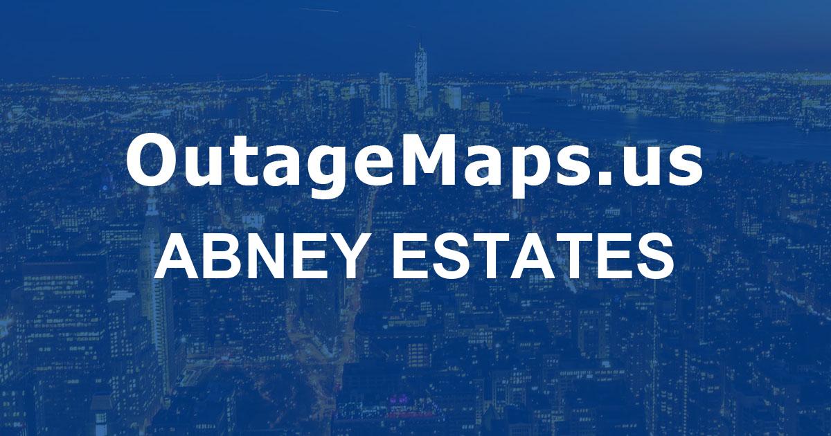 Abney Estates Power Outages Map