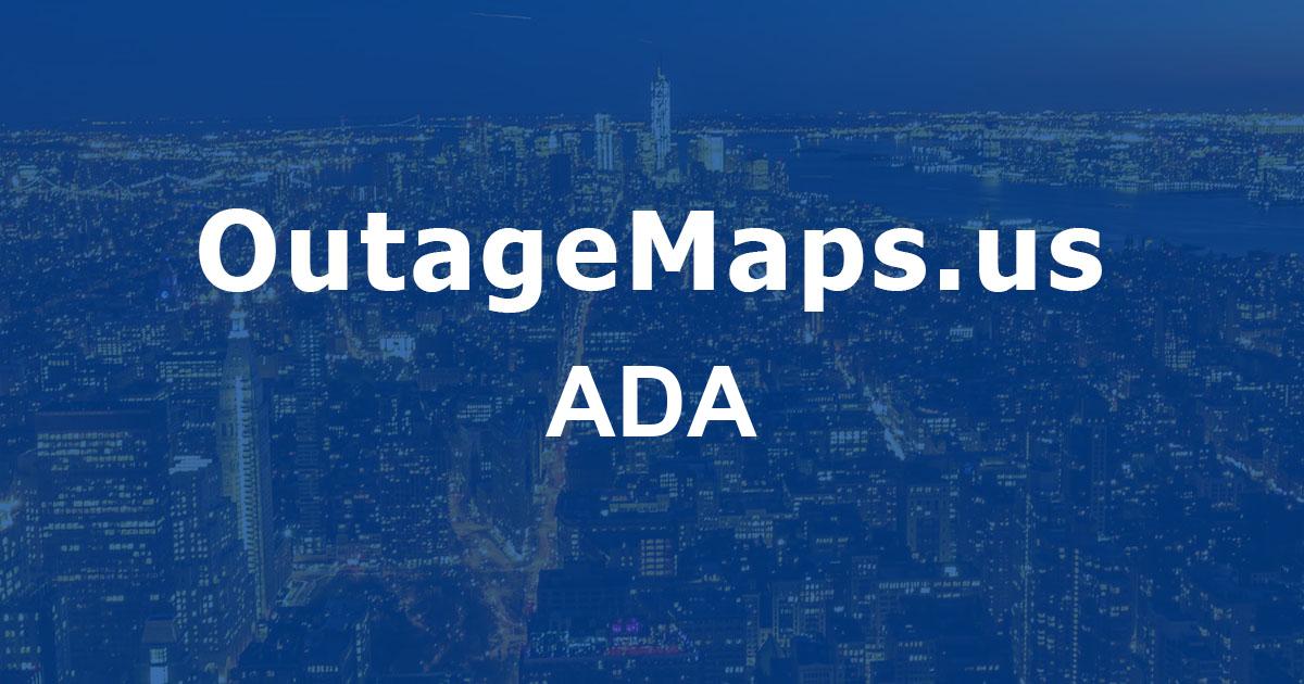 Ada Power Outages Map