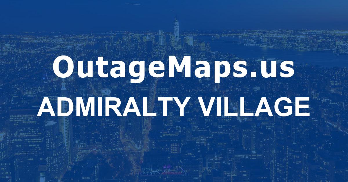 Admiralty Village Power Outages Map