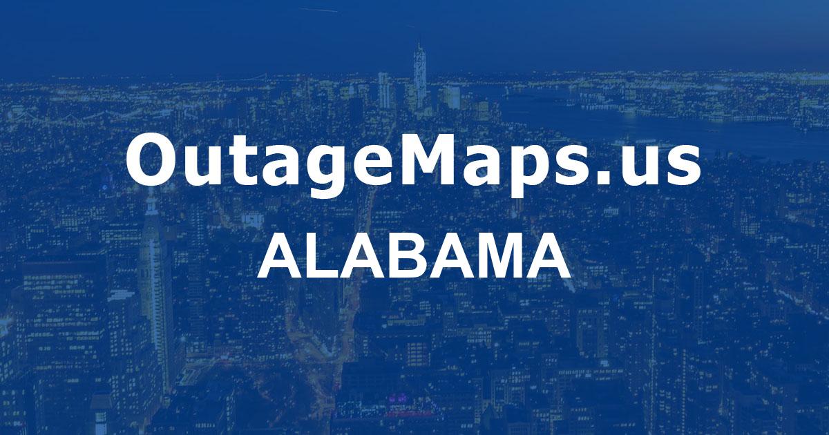 Alabama Power Outages Map