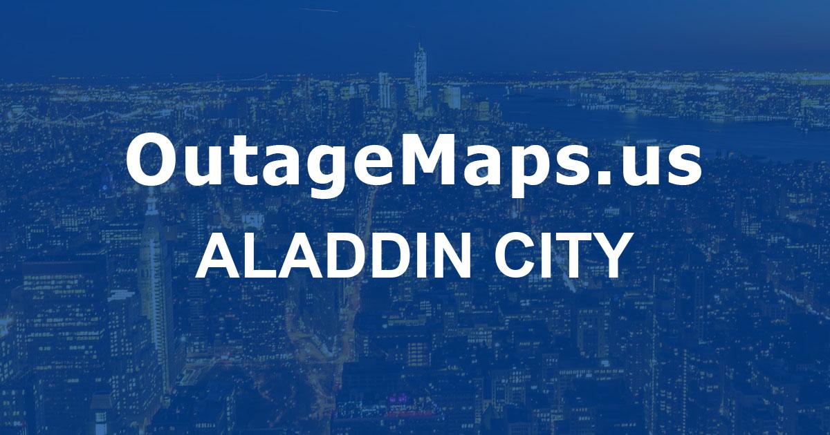 Aladdin City Power Outages Map