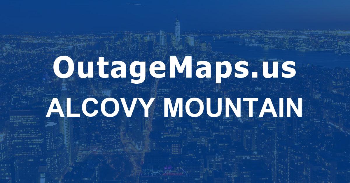 Alcovy Mountain Power Outages Map