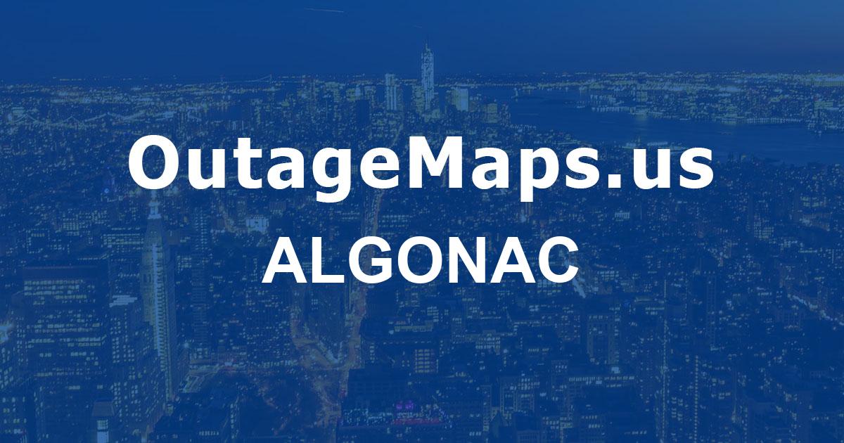 Algonac Power Outages Map