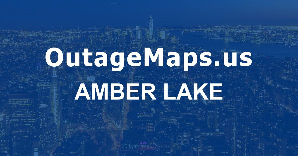 Amber Lake Power Outages Map