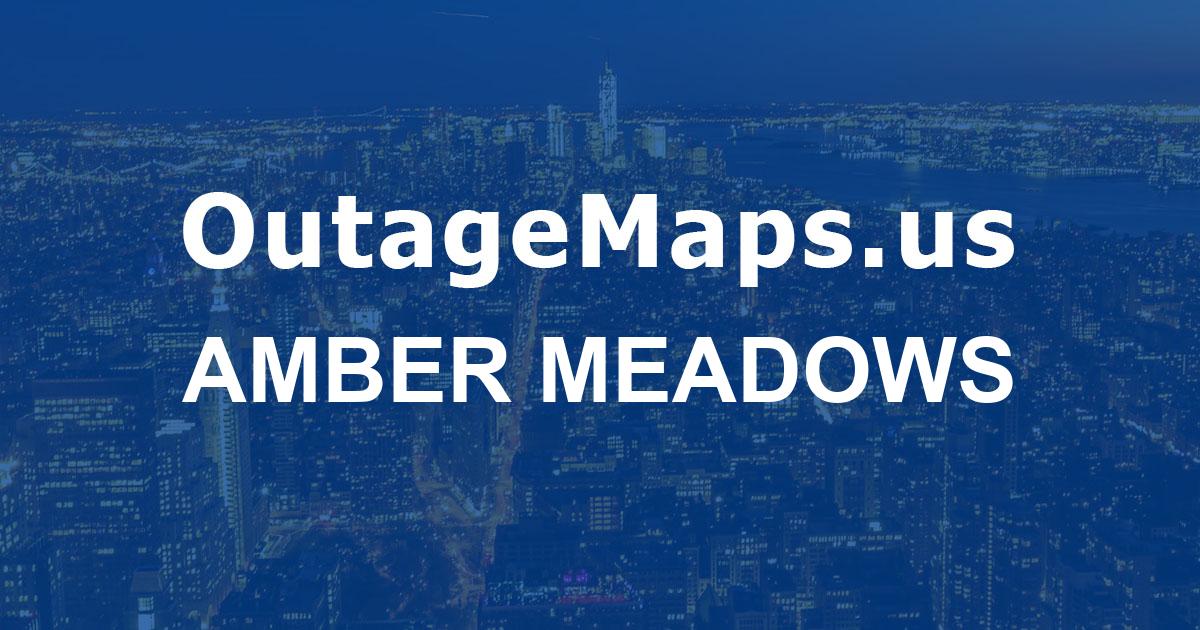Amber Meadows Power Outages Map