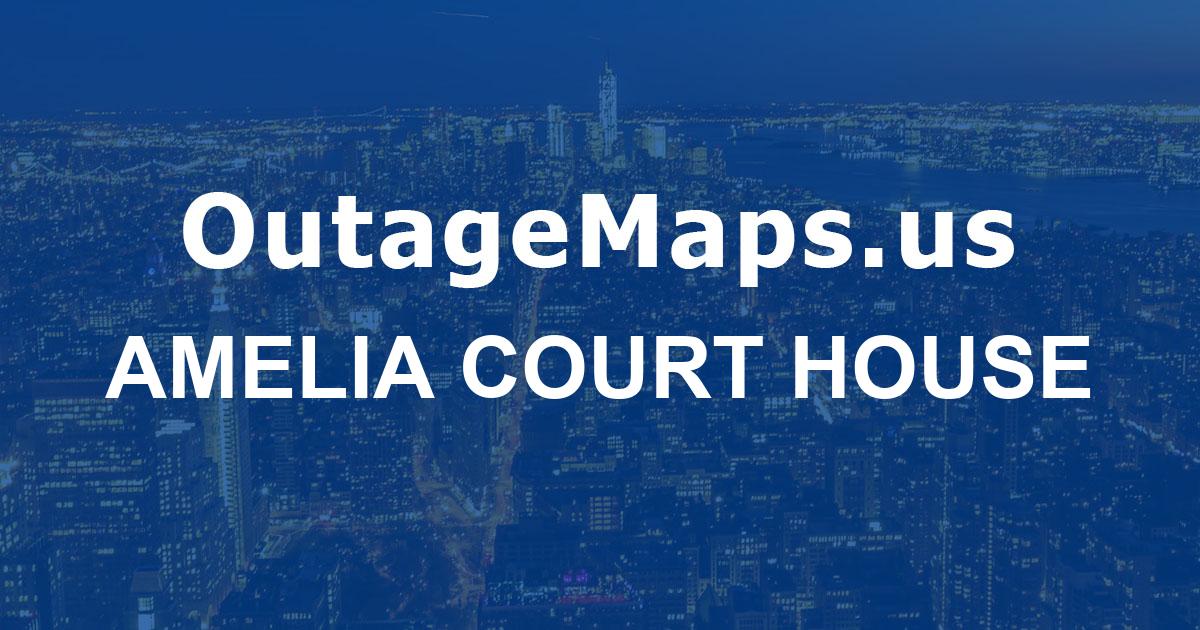 Amelia Court House Power Outages Map