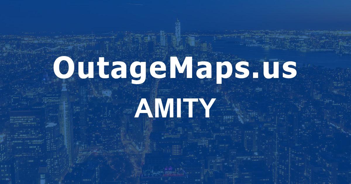Amity Power Outages Map