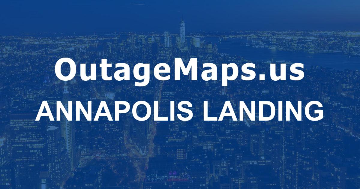 Annapolis Landing Power Outages Map