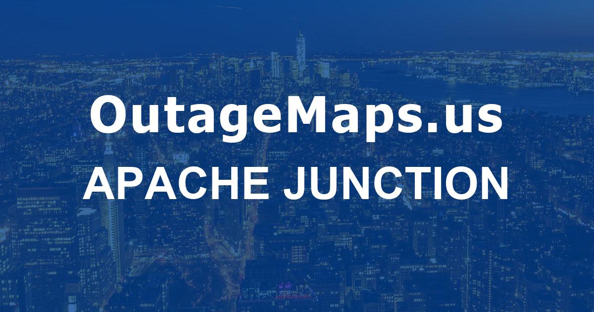 Apache Junction Power Outages Map