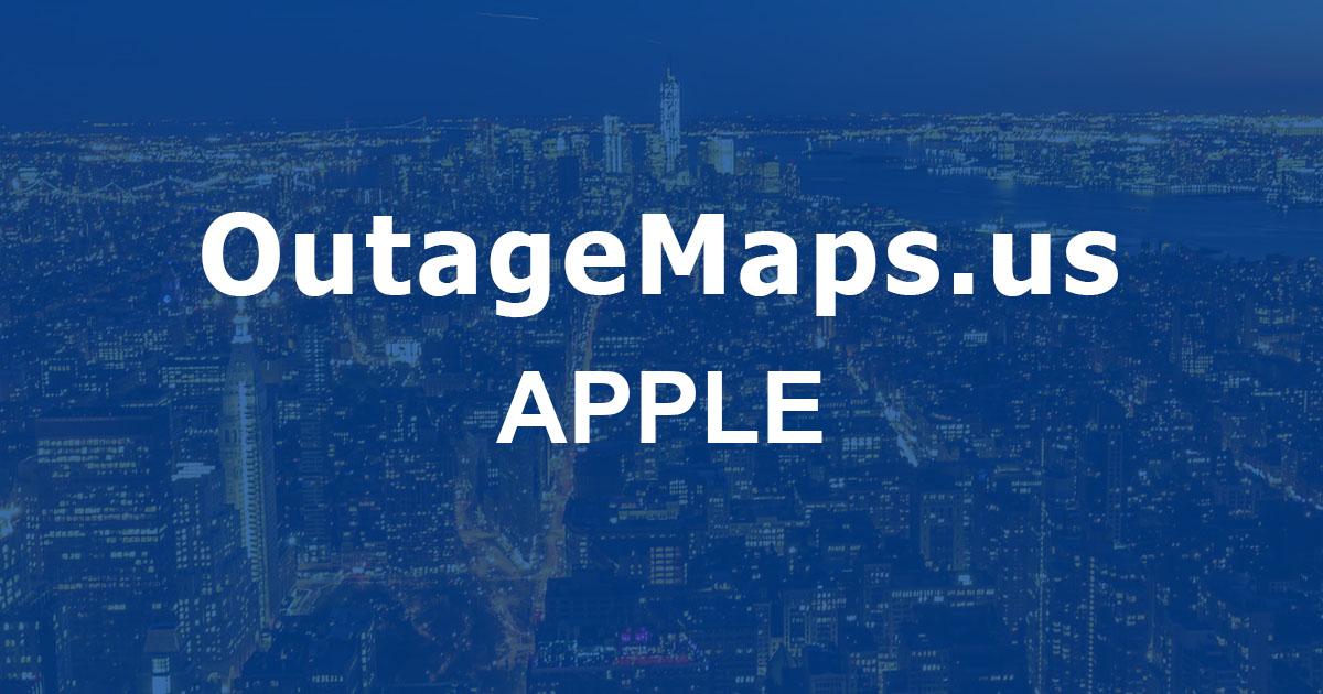 Apple Power Outages Map Apple Power Outages Map