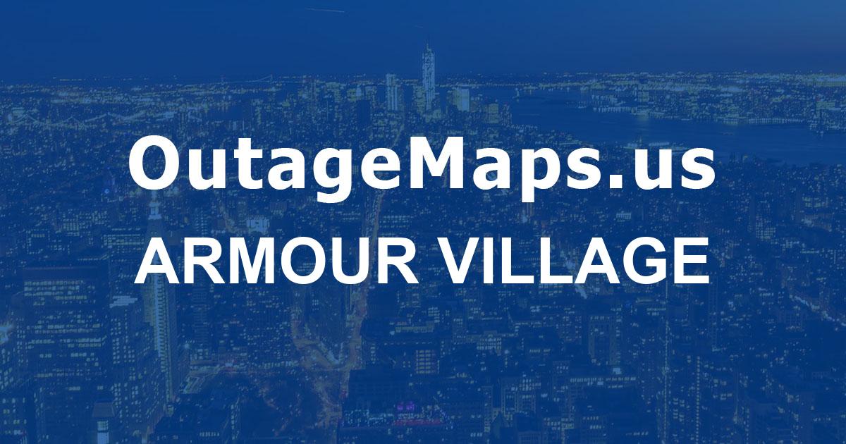 Armour Village Power Outages Map
