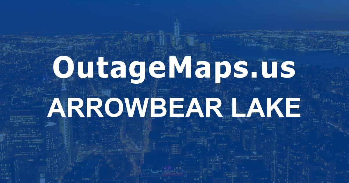 Arrowbear Lake Power Outages Map
