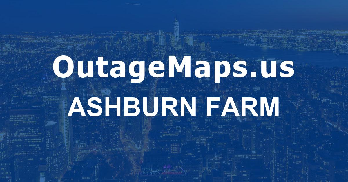 Ashburn Farm Power Outages Map