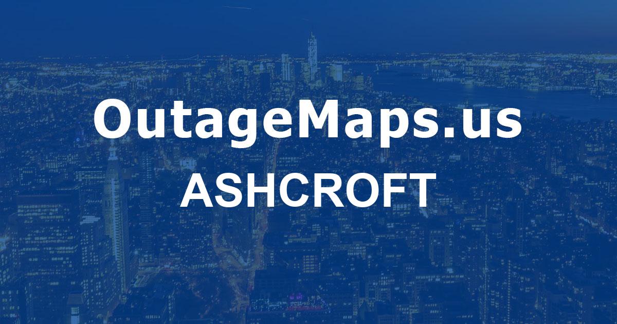 Ashcroft Power Outages Map
