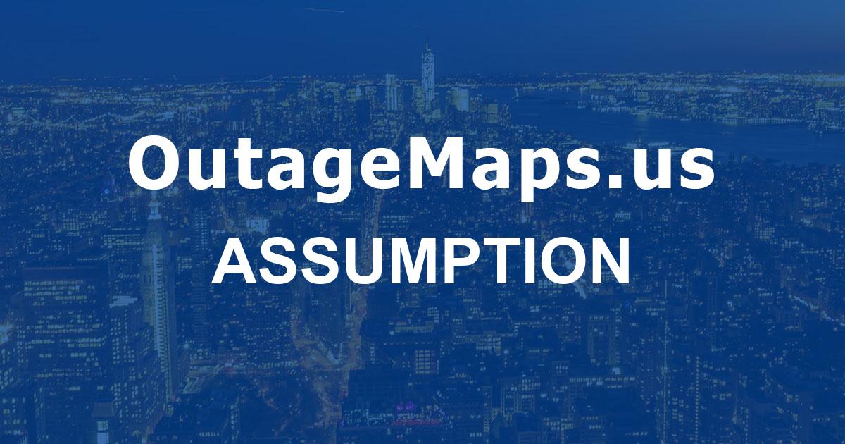 Assumption Power Outages Map