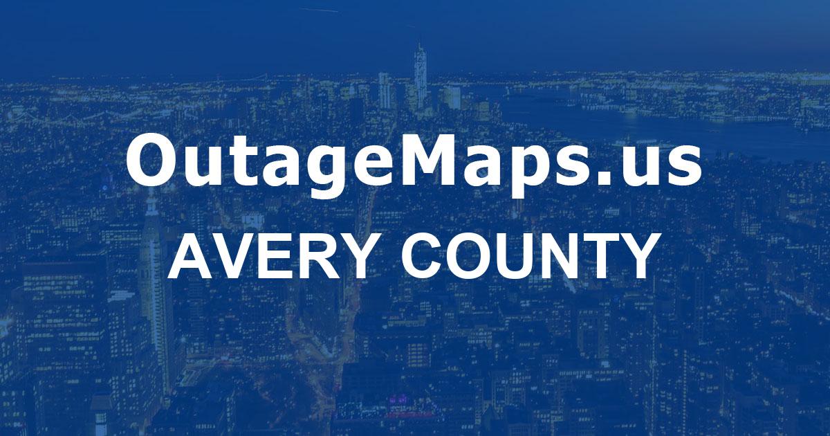 Avery County Power Outages Map