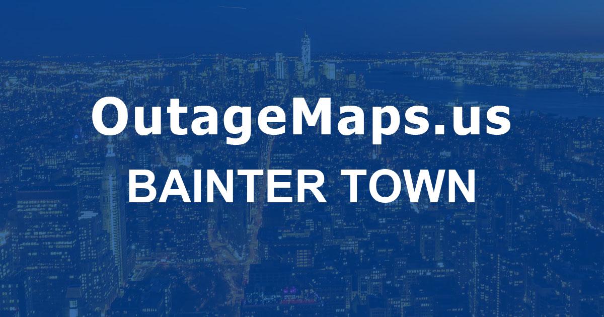 Bainter Town Power Outages Map
