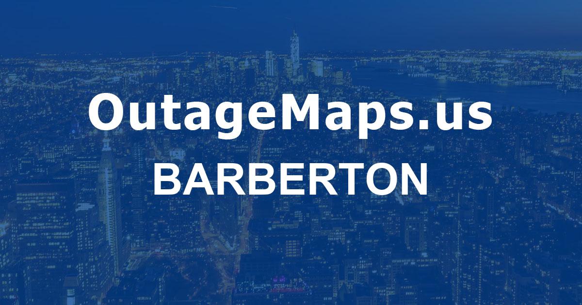 Barberton Power Outages Map