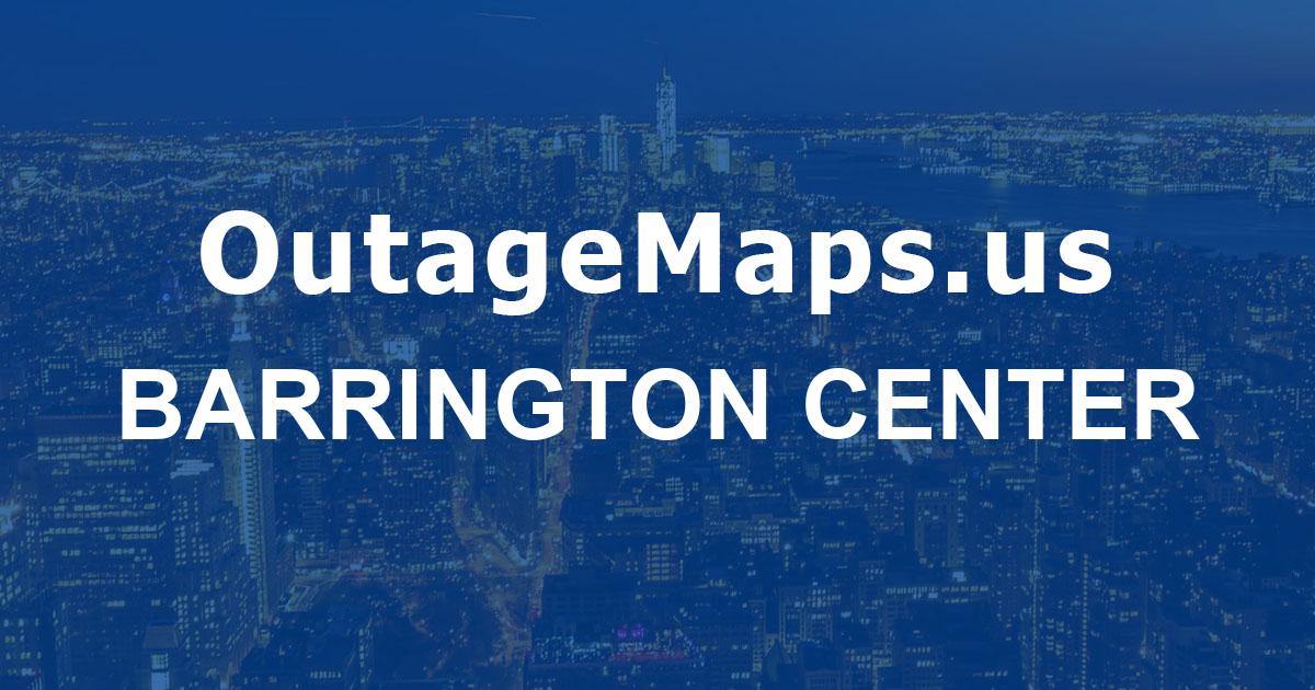 Barrington Center Power Outages Map
