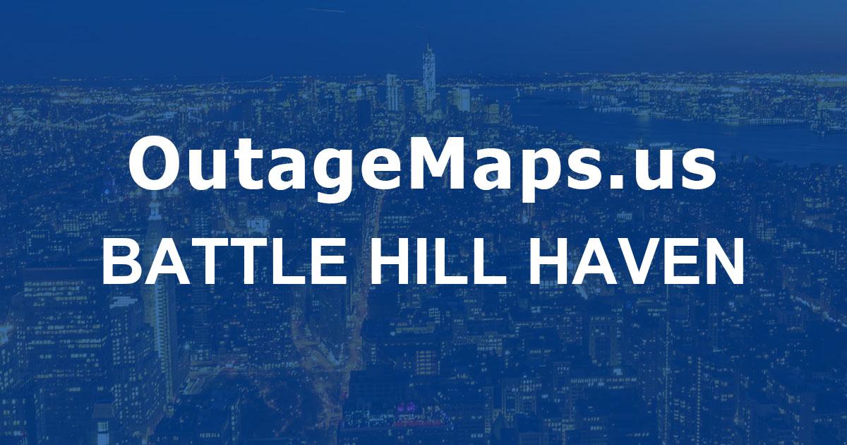 Battle Hill Haven Power Outages Map