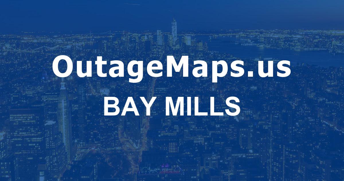 Bay Mills Power Outages Map