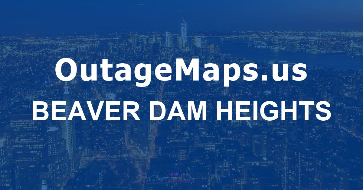 Beaver Dam Heights Power Outages Map