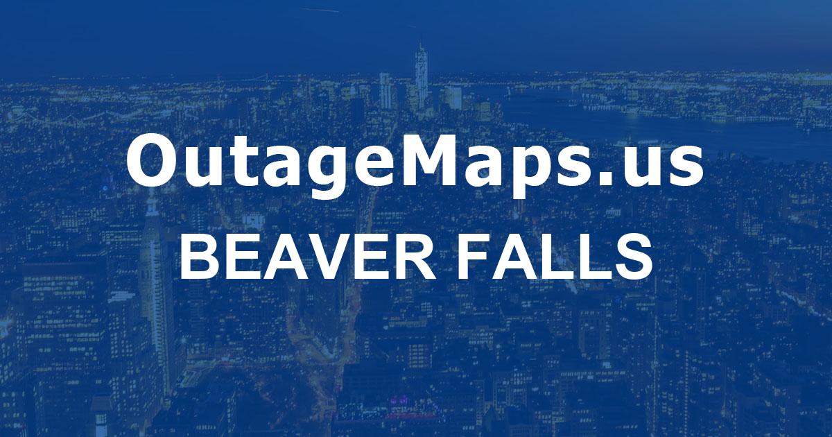 Beaver Falls Power Outages Map