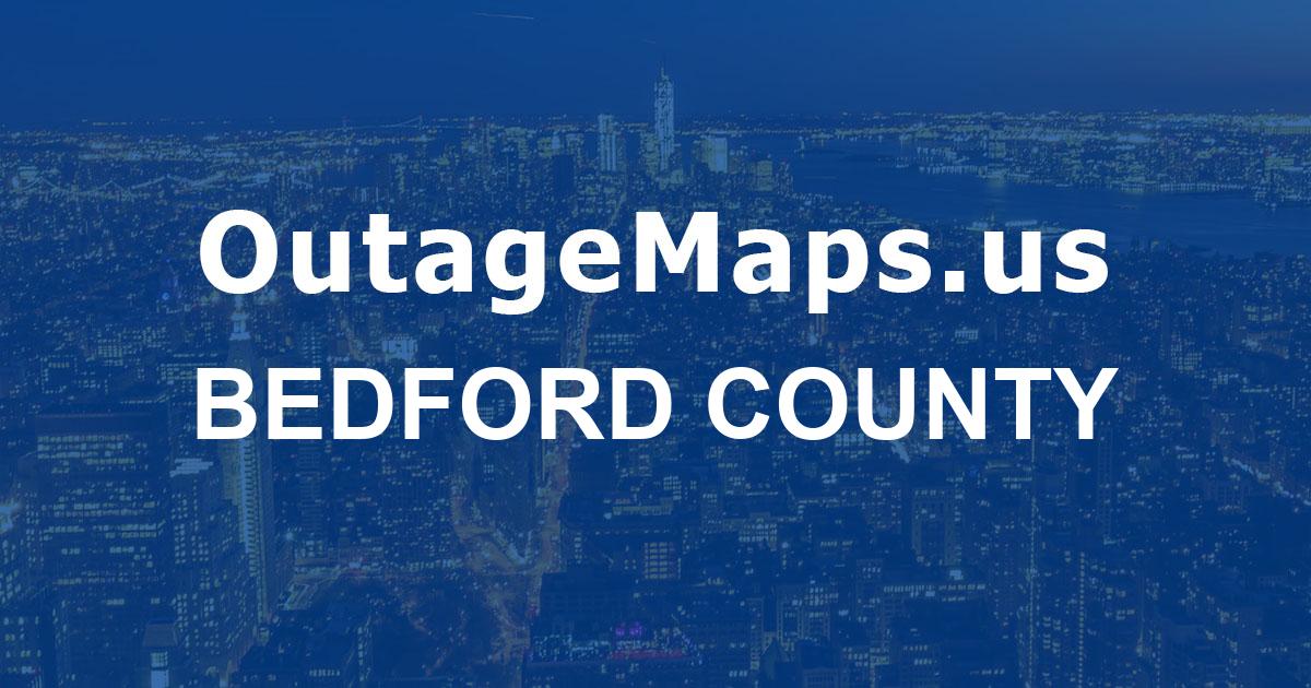 Bedford County Power Outages Map