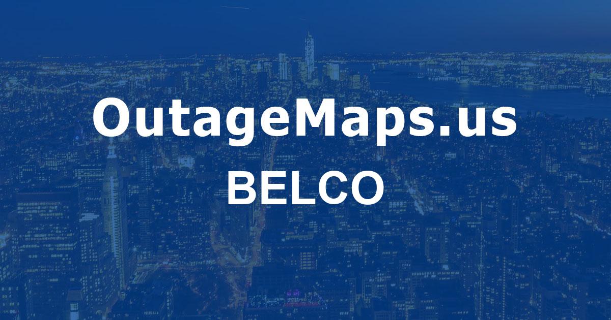 Belco Power Outages Map