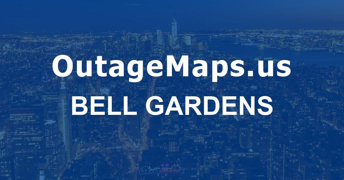 Bell Gardens Power Outages Map