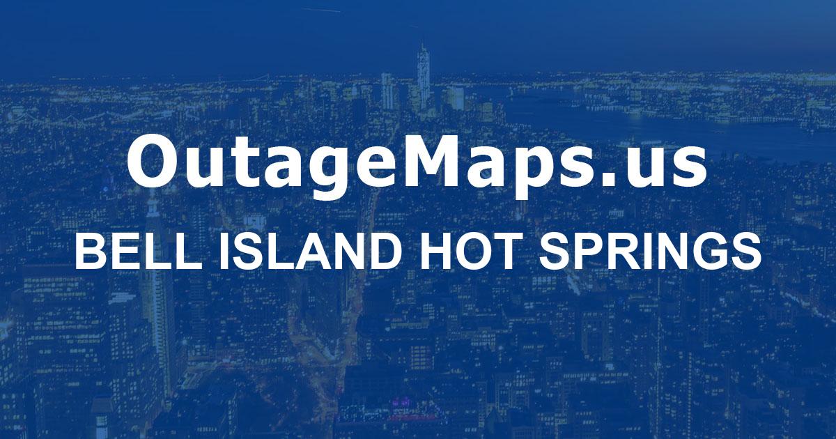 Bell Island Hot Springs Power Outages Map