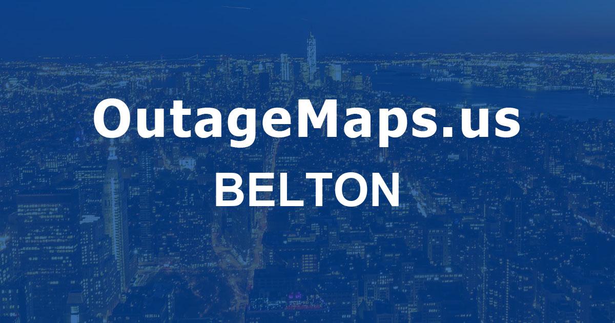 Belton Power Outages Map
