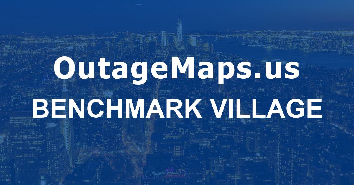 Benchmark Village Power Outages Map