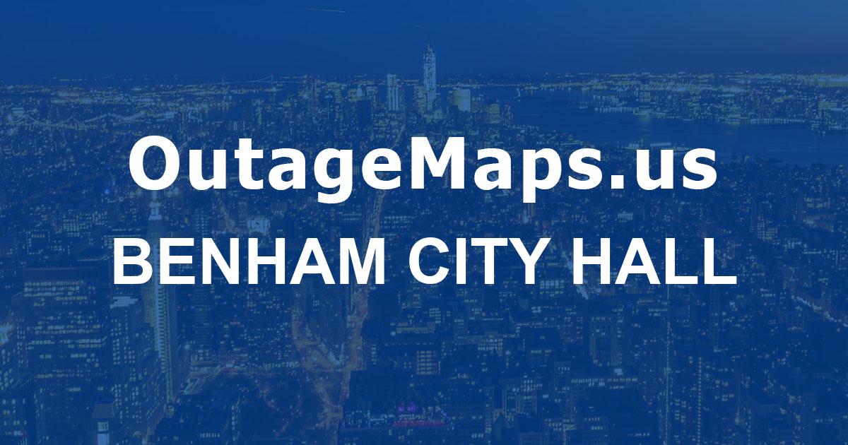 Benham City Hall Power Outages Map