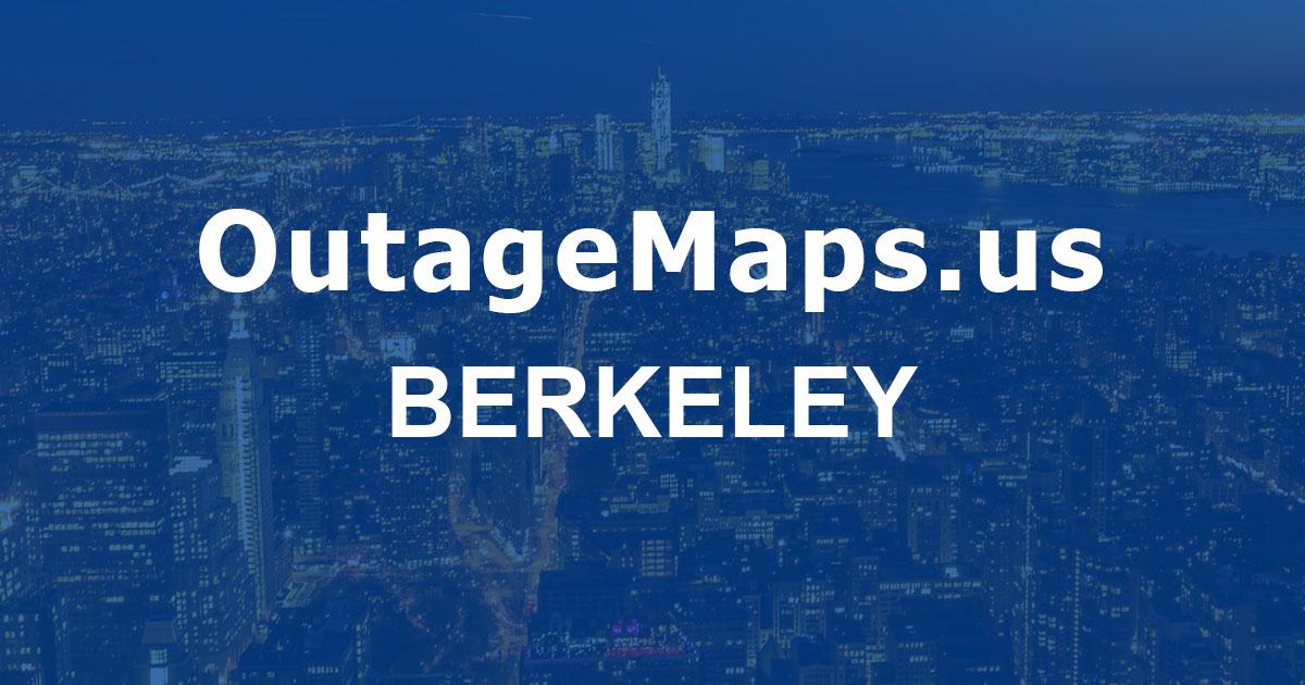 Berkeley Power Outages Map