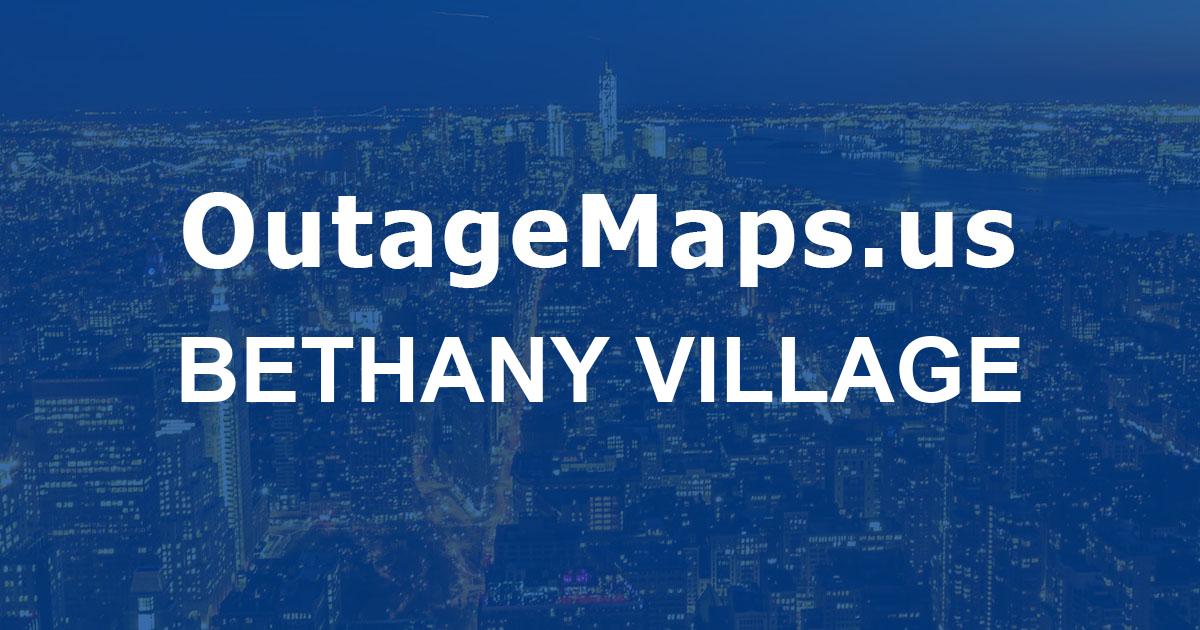 Bethany Village Power Outages Map