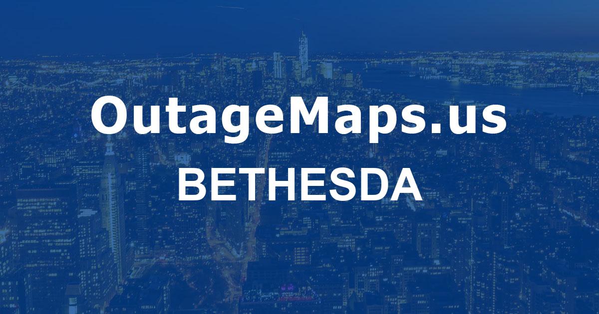 Bethesda Power Outages Map