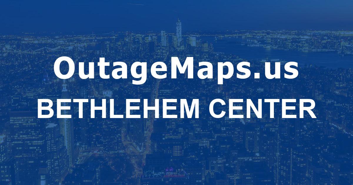 Bethlehem Center Power Outages Map