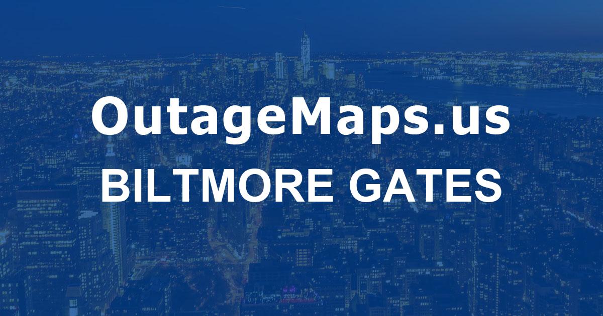 Biltmore Gates Power Outages Map