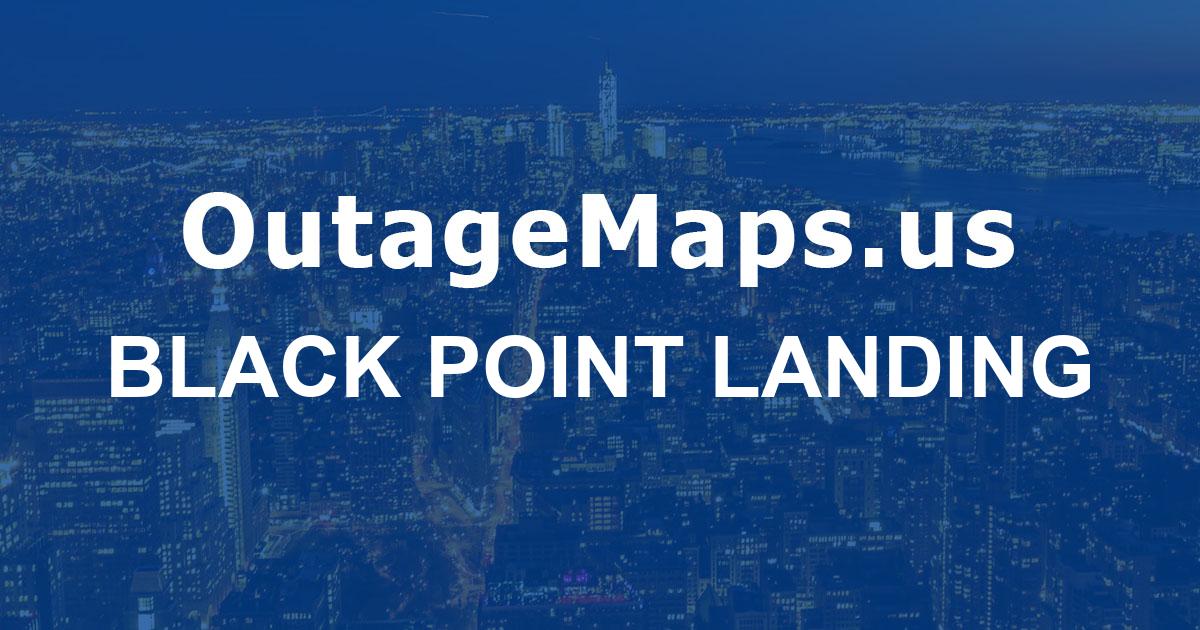 Black Point Landing Power Outages Map