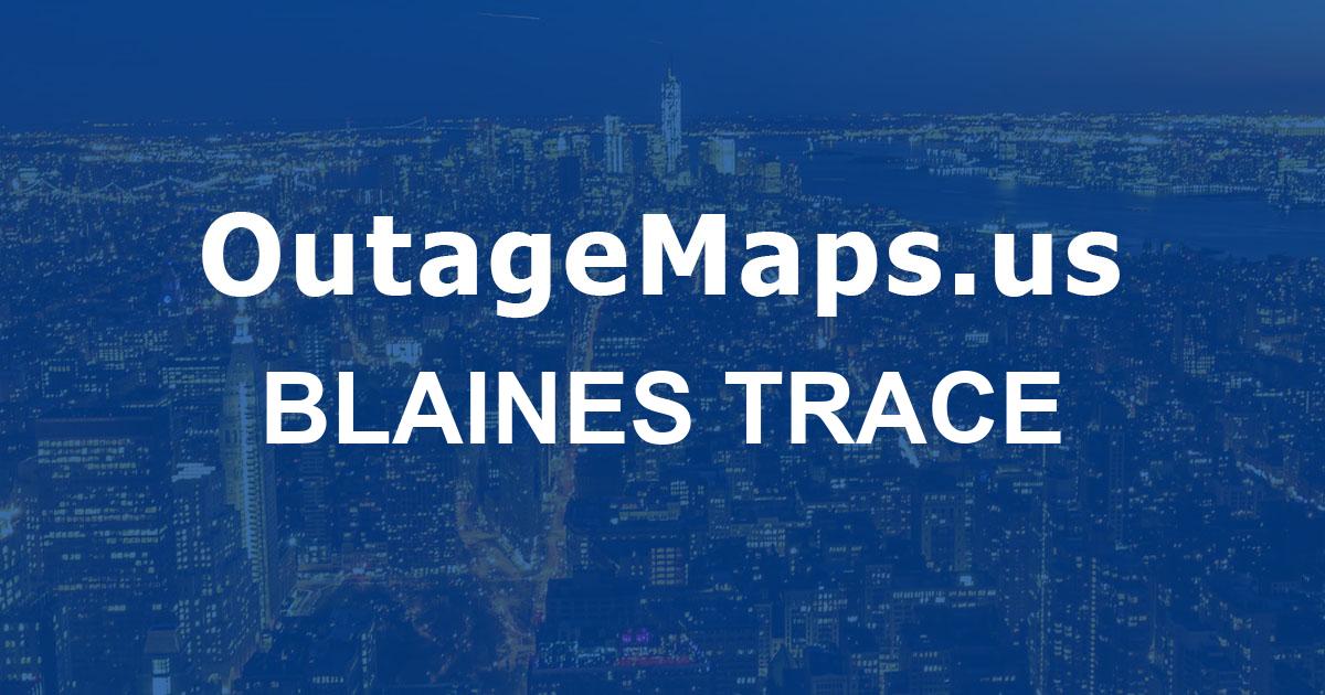 Blaines Trace Power Outages Map