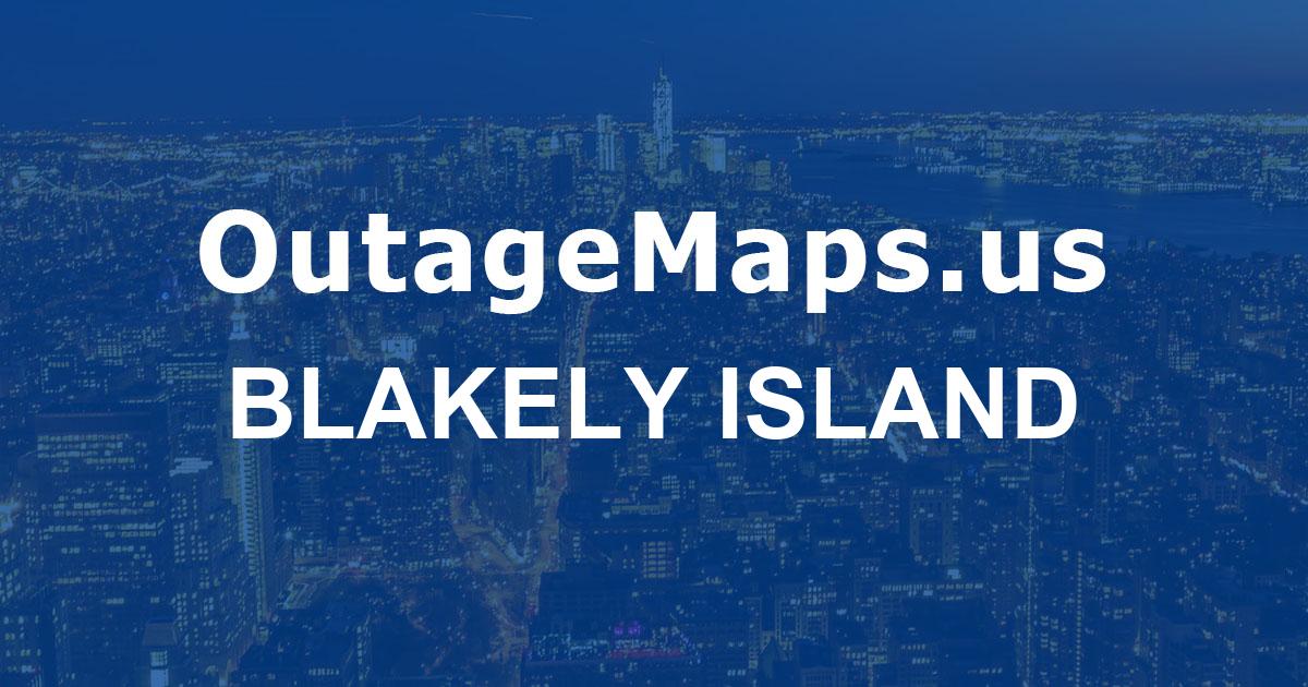 Blakely Island Power Outages Map