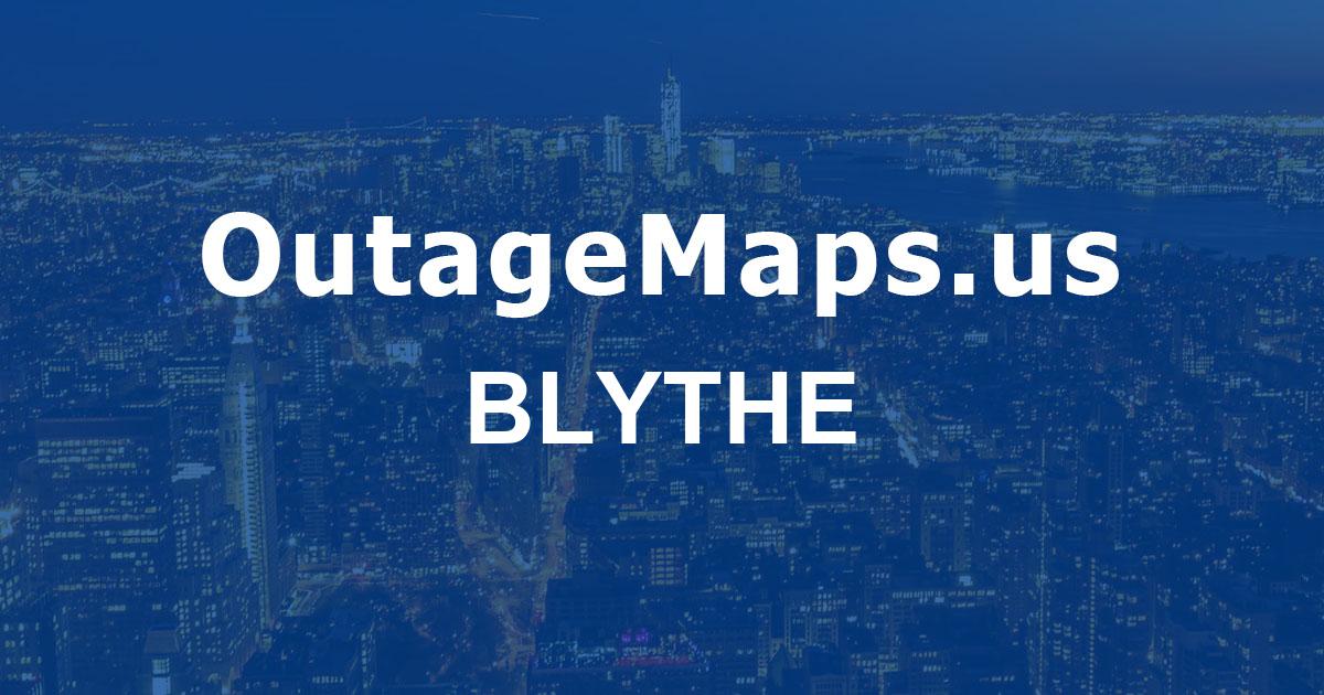 Blythe Power Outages Map