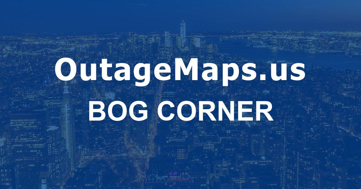 Bog Corner Power Outages Map