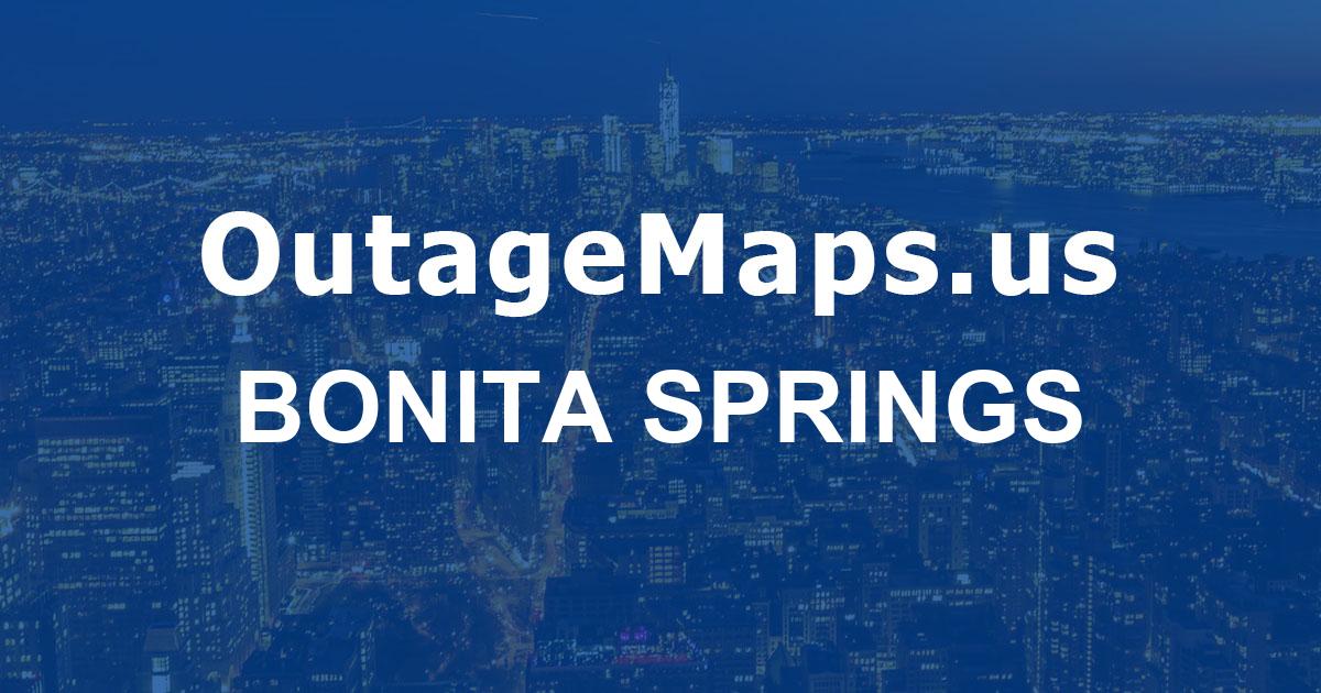 Bonita Springs Power Outages Map