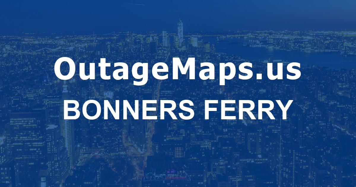 Bonners Ferry Power Outages Map