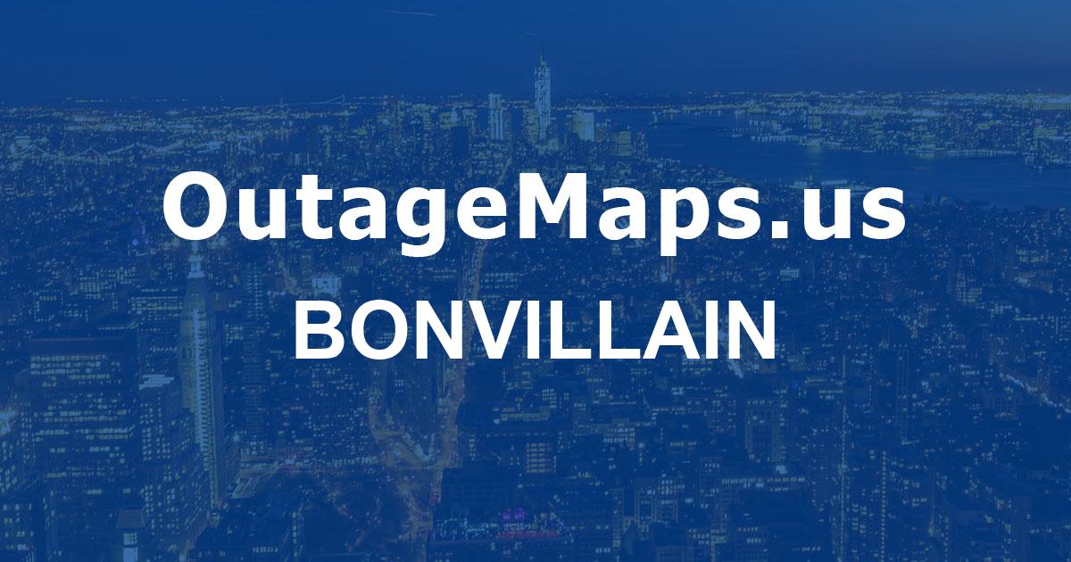 Bonvillain Power Outages Map