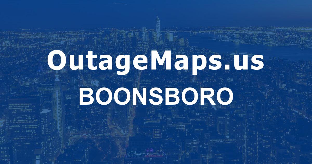 Boonsboro Power Outages Map