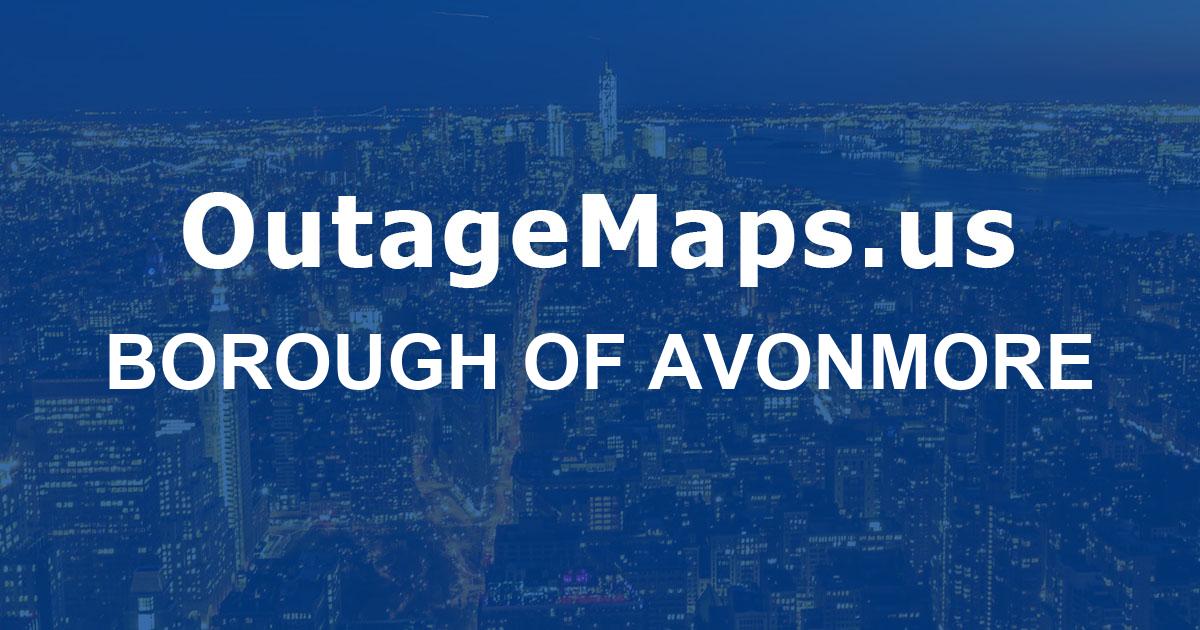 Borough of Avonmore Power Outages Map