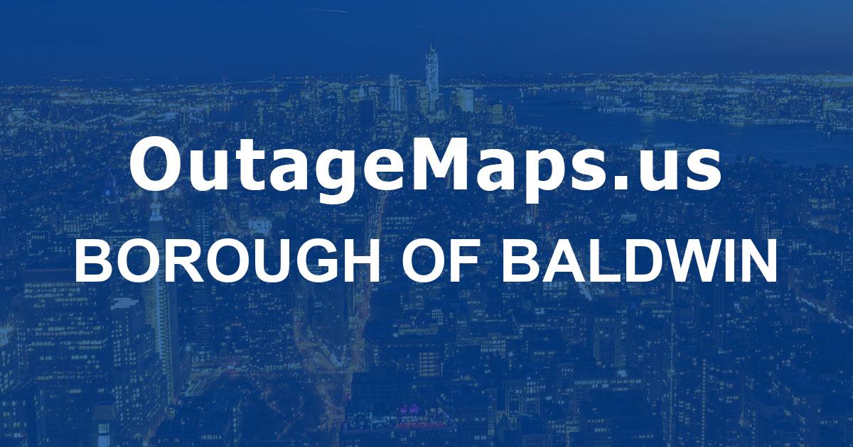 Borough of Baldwin Power Outages Map